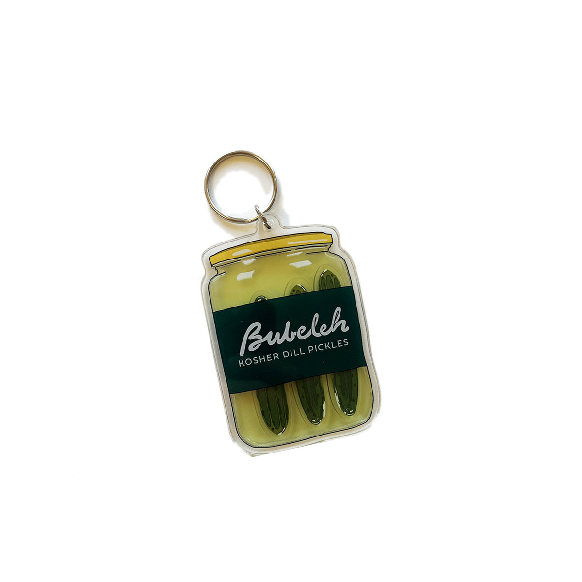 Kosher Dill Pickle Shaker Keychain – Drawn Goods