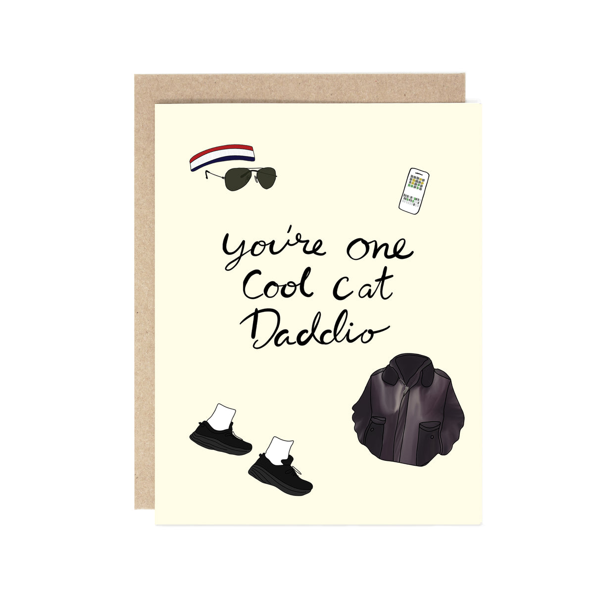 Cool Cat Daddio Father's Day Card – Drawn Goods